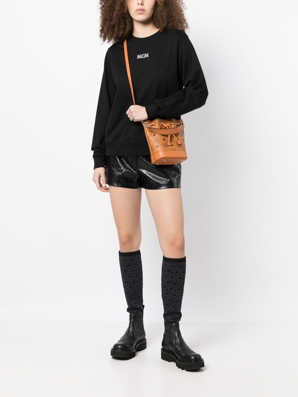 MCM Mini Dessau Bucket Bag