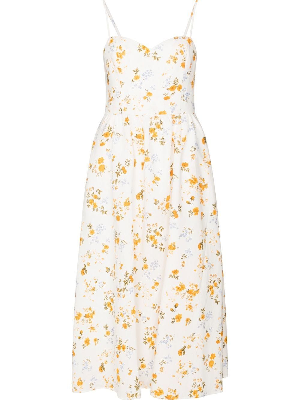 reformation hyland linen dress Reformation + Hyland Linen Dress, Dried Herbs