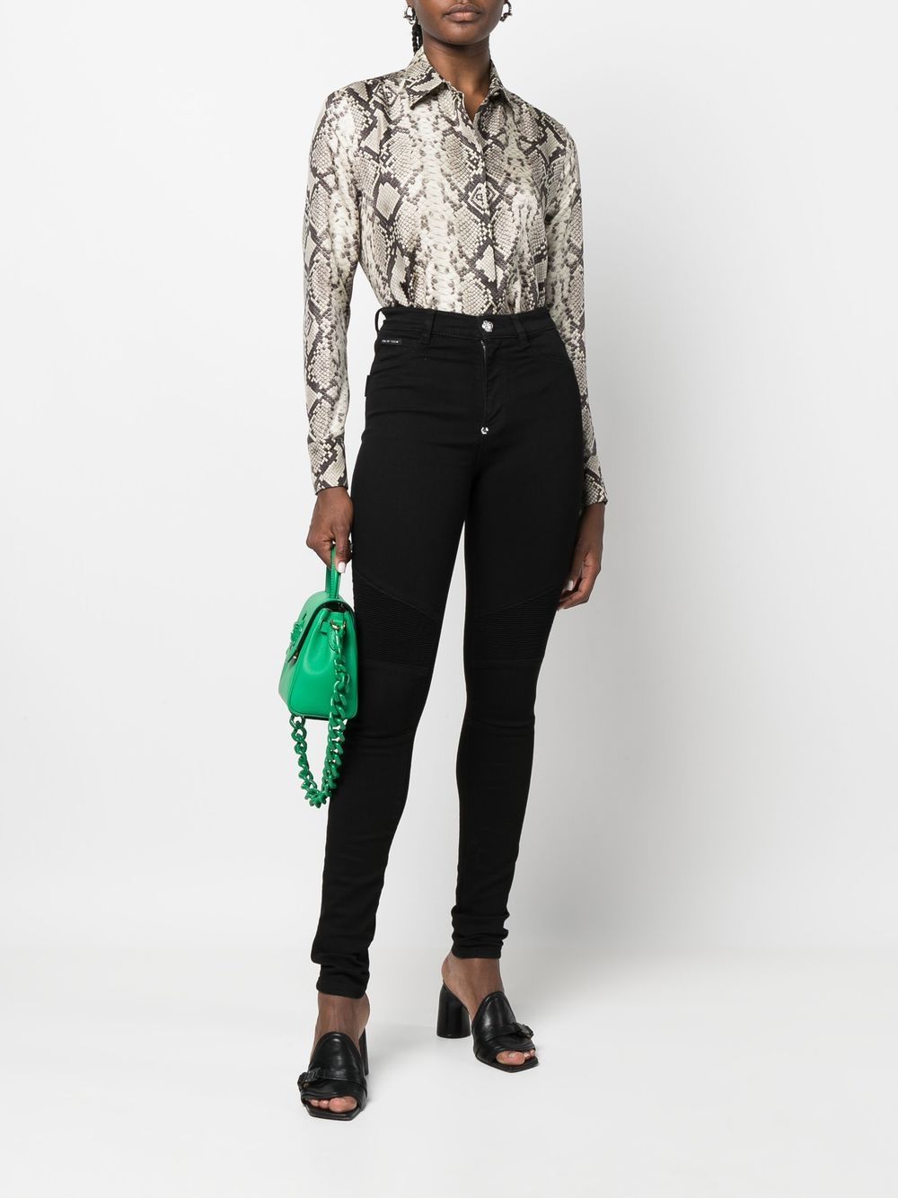 PHILIPP PLEIN Philipp Plein Snakeskin-Print Shirt