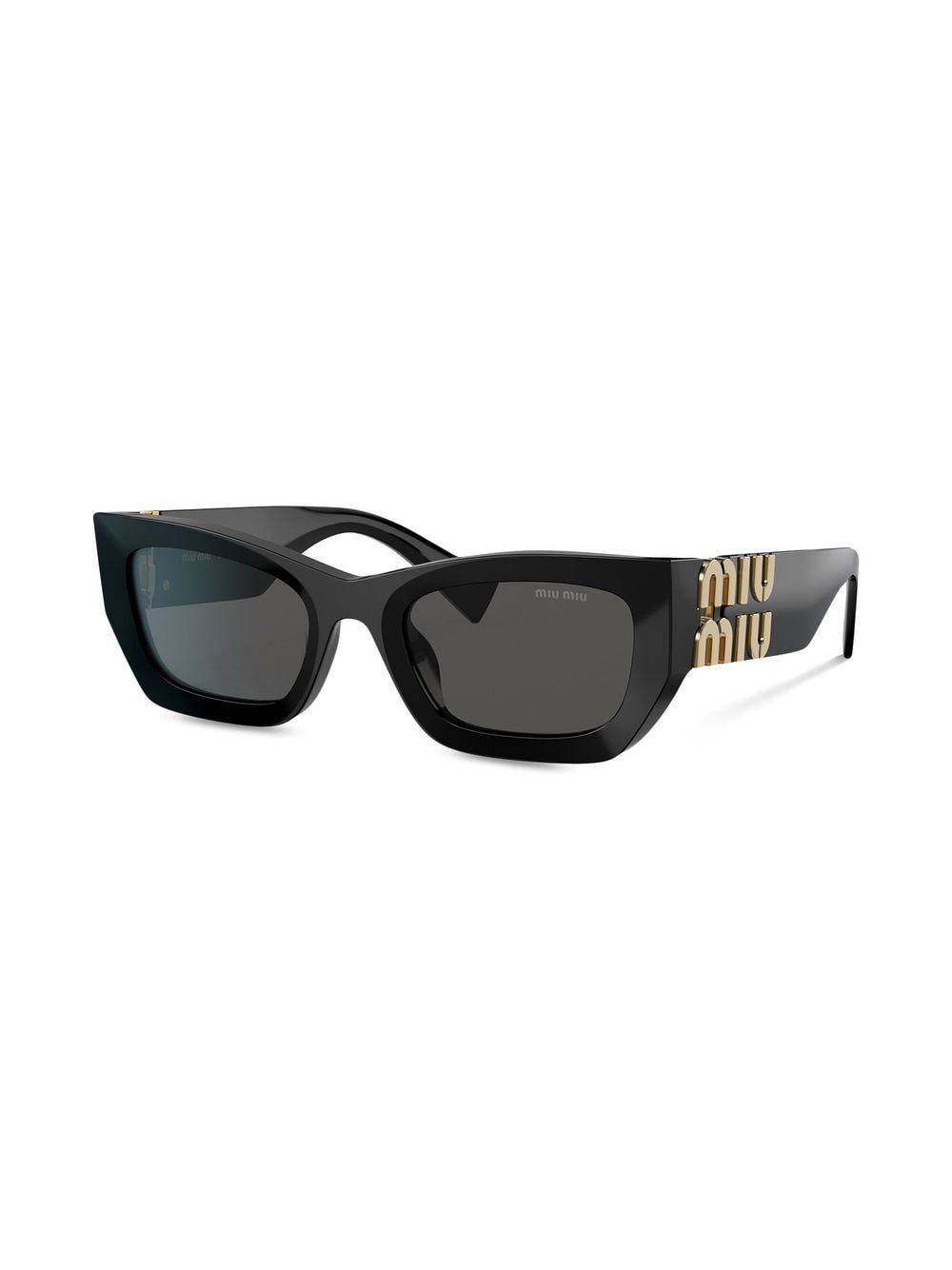 Miu Miu Rectangle Sunglasses - Black | Editorialist display picture 1