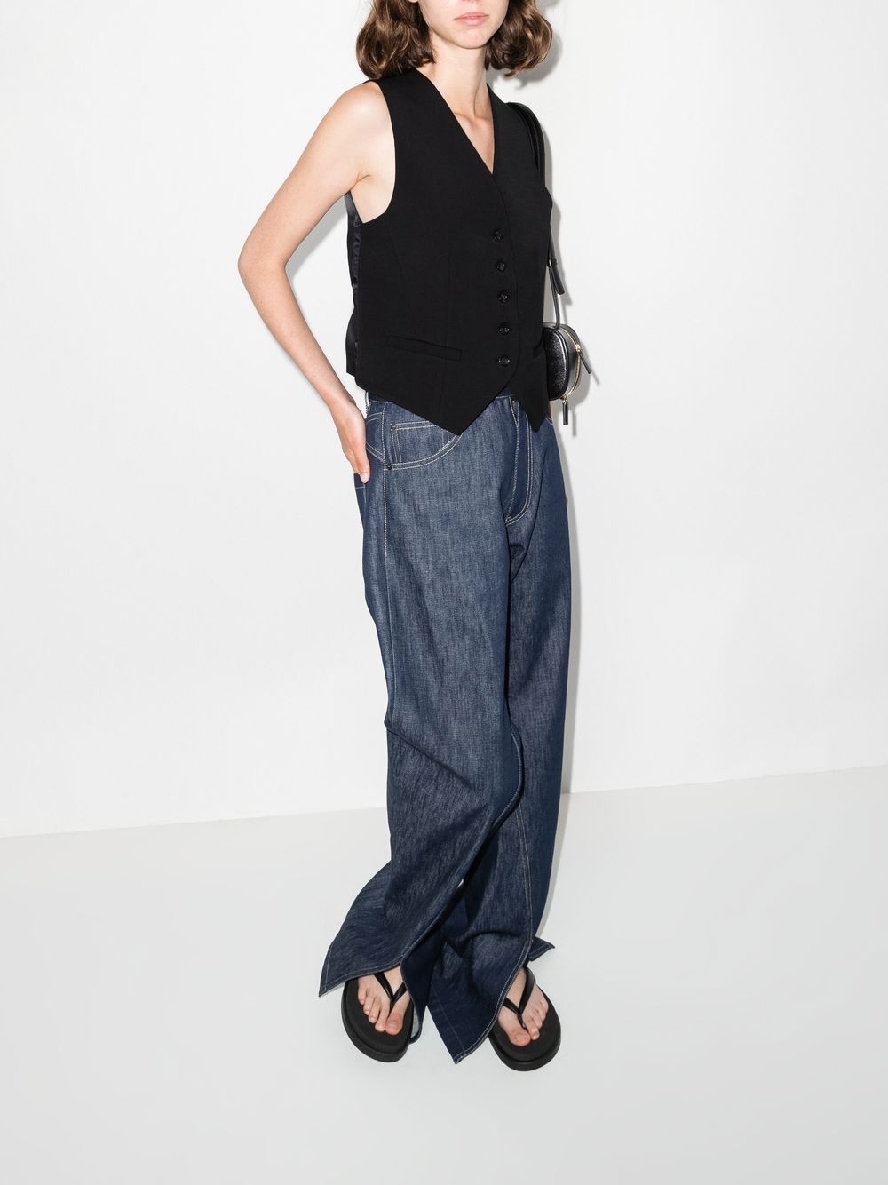 THE FRANKIE SHOP Gelso Single-Breasted Waistcoat
