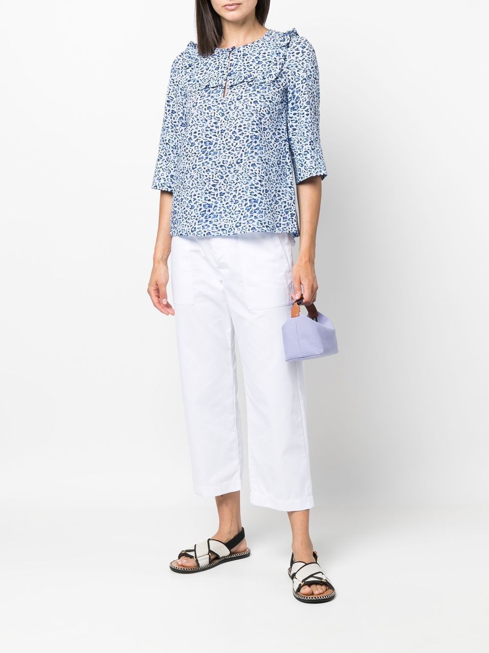 BAUM UND PFERDGARTEN Baum Und Pferdgarten Maple Leopard-Print Blouse