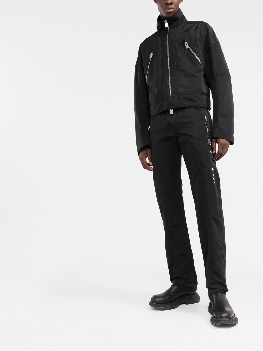 1017 ALYX 9SM Logo-Print Straight-Leg Trousers
