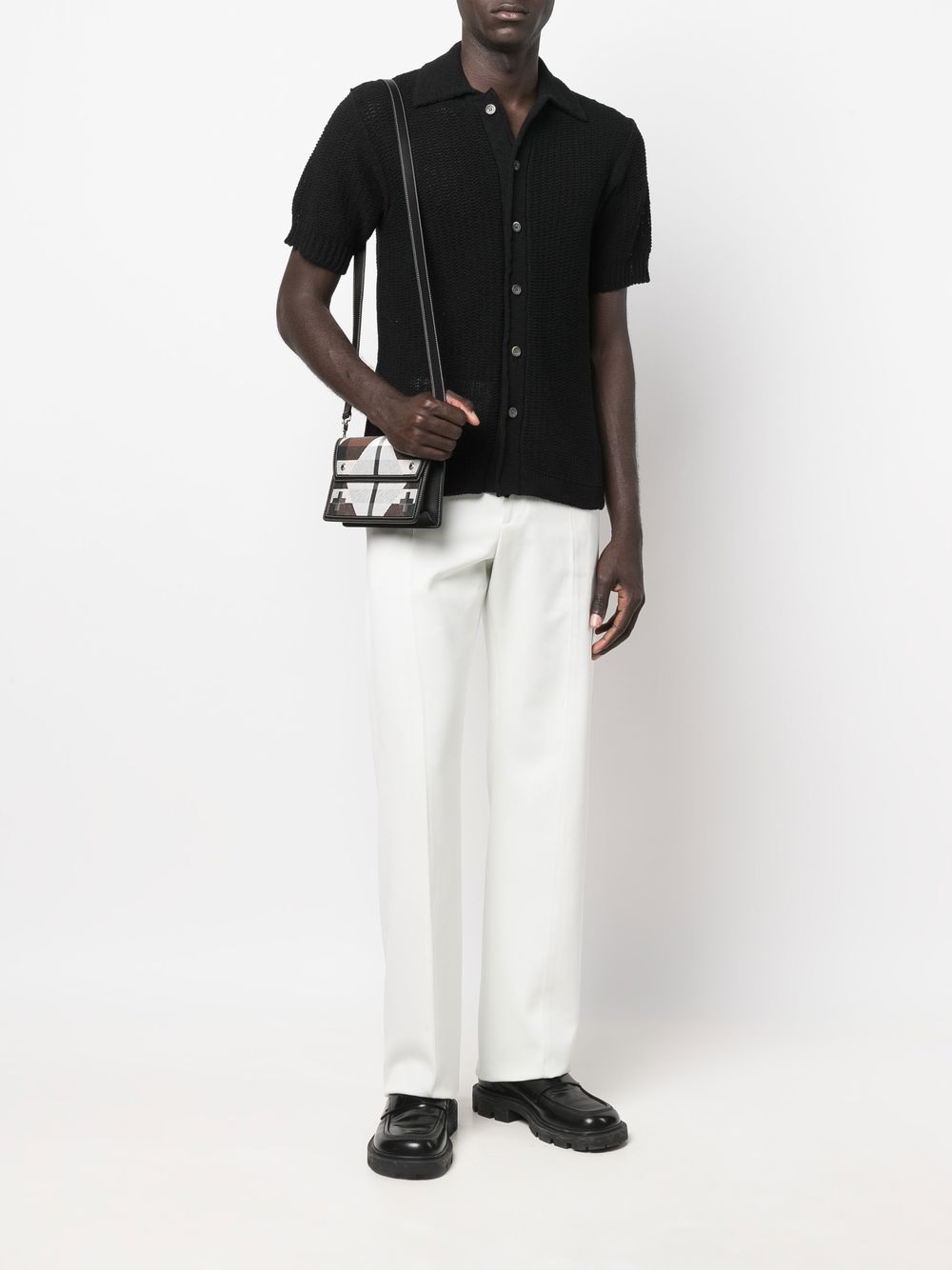 SALVATORE FERRAGAMO High-Waisted Straight-Leg Trousers