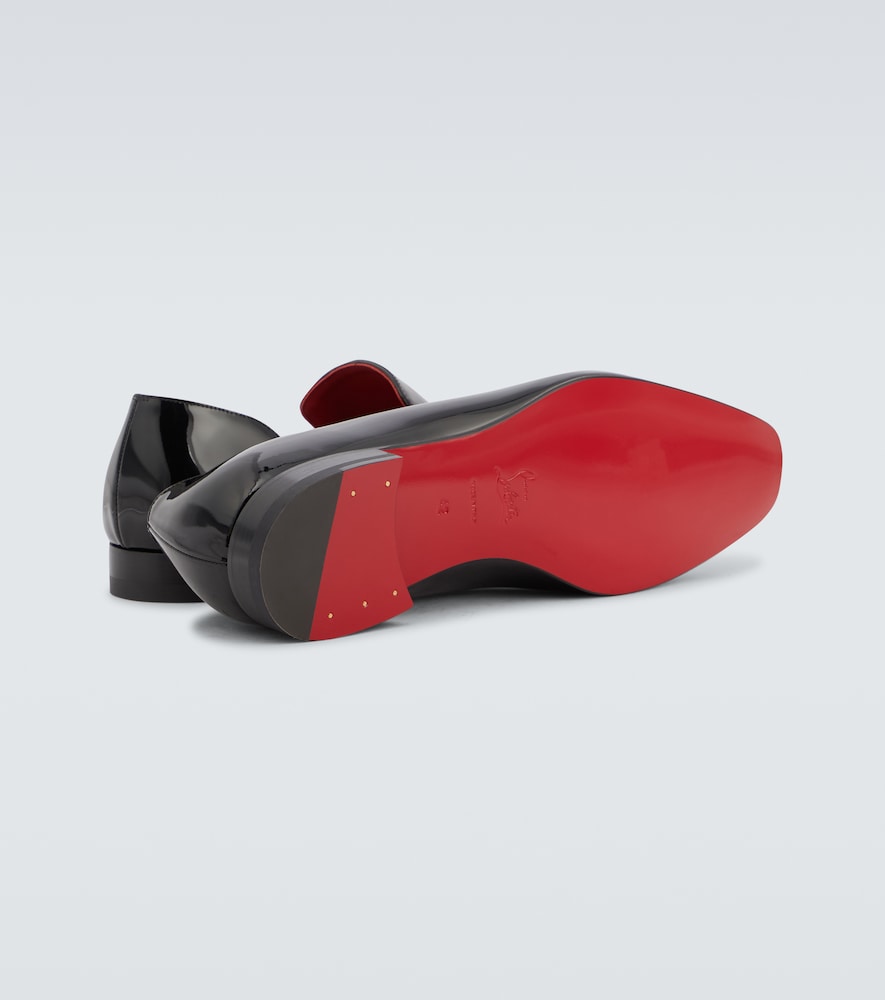 Christian Louboutin Dandy Chick Roses Loafers - Red/Black  display picture 1