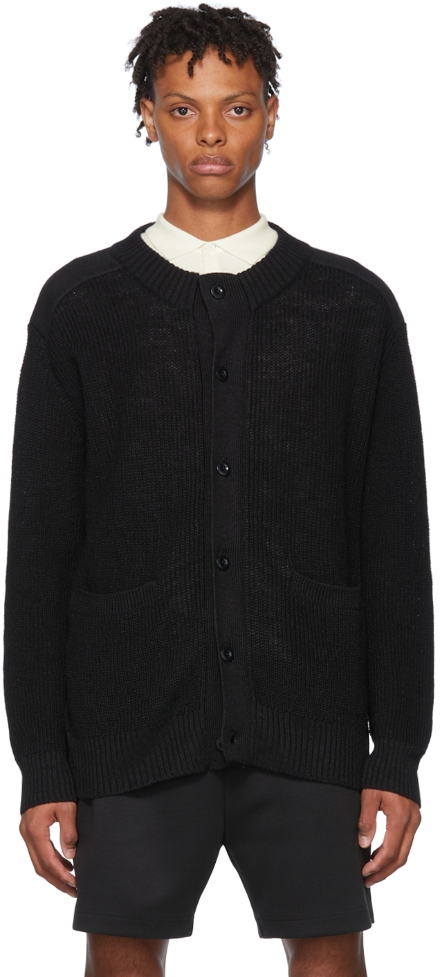 トップス MARGARET HOWELL 20SS Linen Cardigan-Gr/M Margaret Howell Linen Cardigan In Black - 70% Off | Editorialist