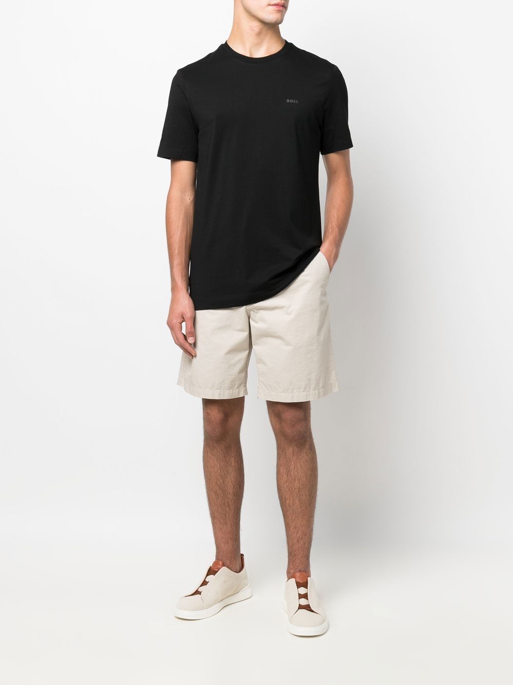 BOSS logo-print t-shirt