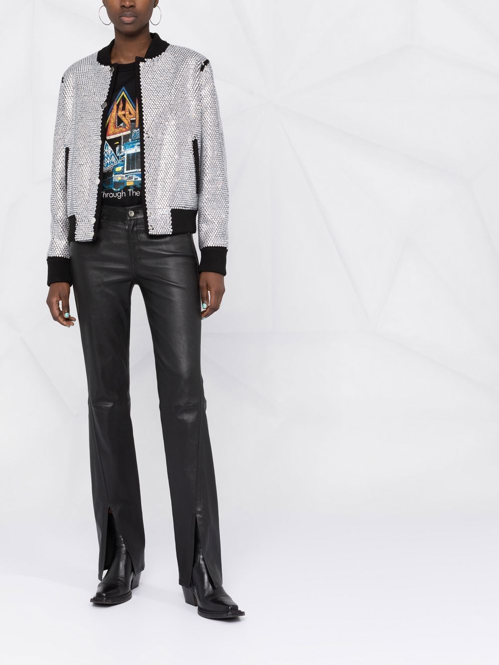 PHILIPP PLEIN Philipp Plein Embellished Bomber Jacket