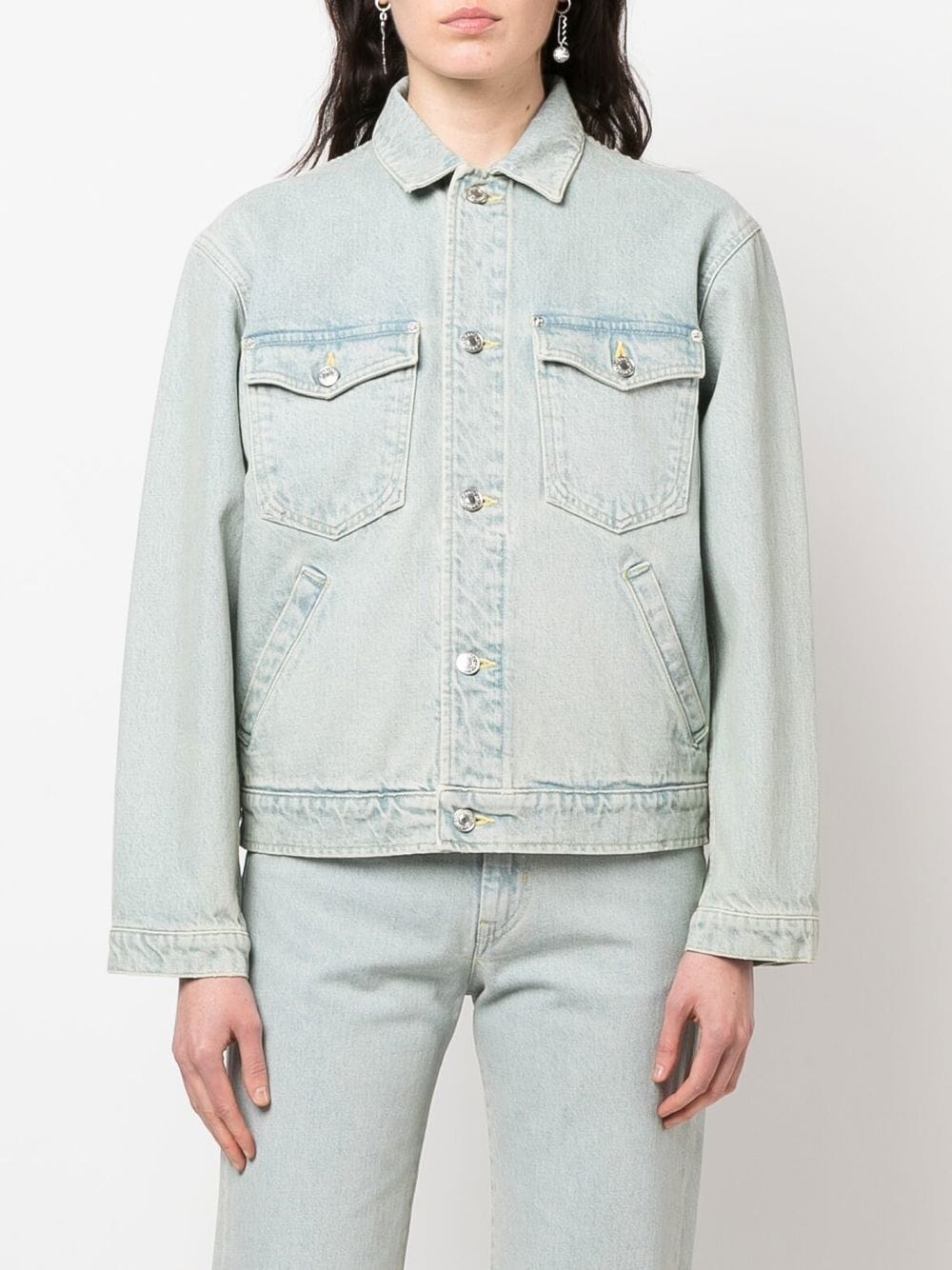 KENZO x Nigo Floral-Print Denim Jacket