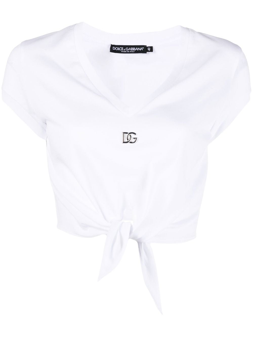 DOLCE & GABBANA Dolce & Gabbana Knot-Front T-Shirt