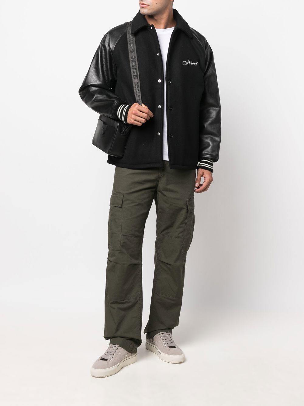 Buy NEIGHBORHOOD Club Wcl Varsity Jacket - Black At 18% Off 