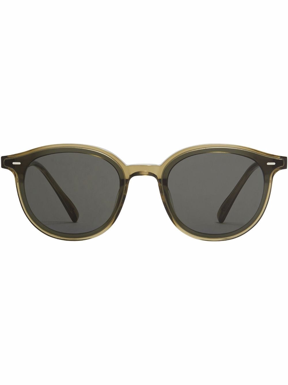 Gentle Monster Obon Two Tone Round Sunglasses - Black | Editorialist
