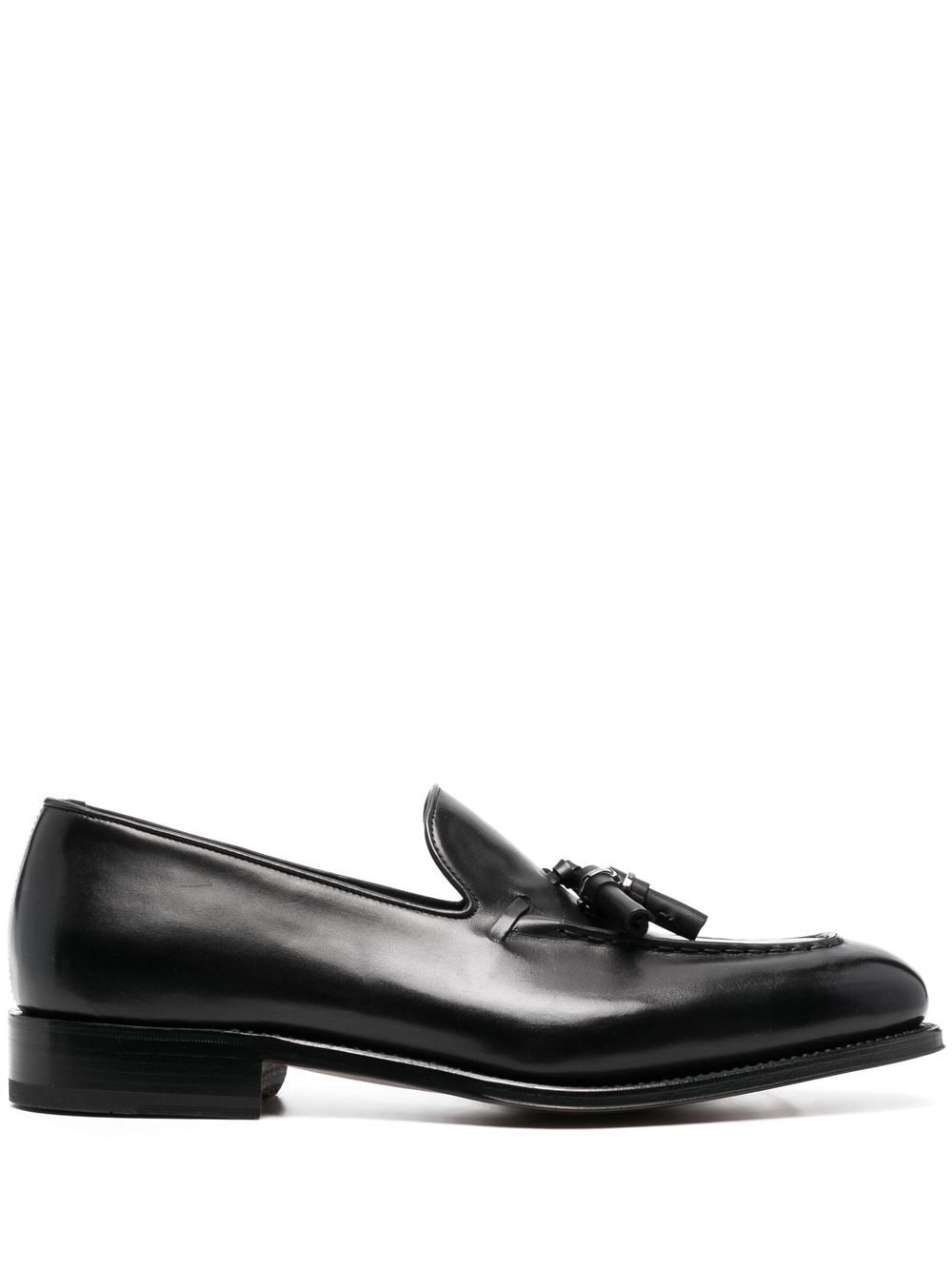Ferragamo Almond-Toe Tassel Loafers In Black - 38% Off  display picture 1