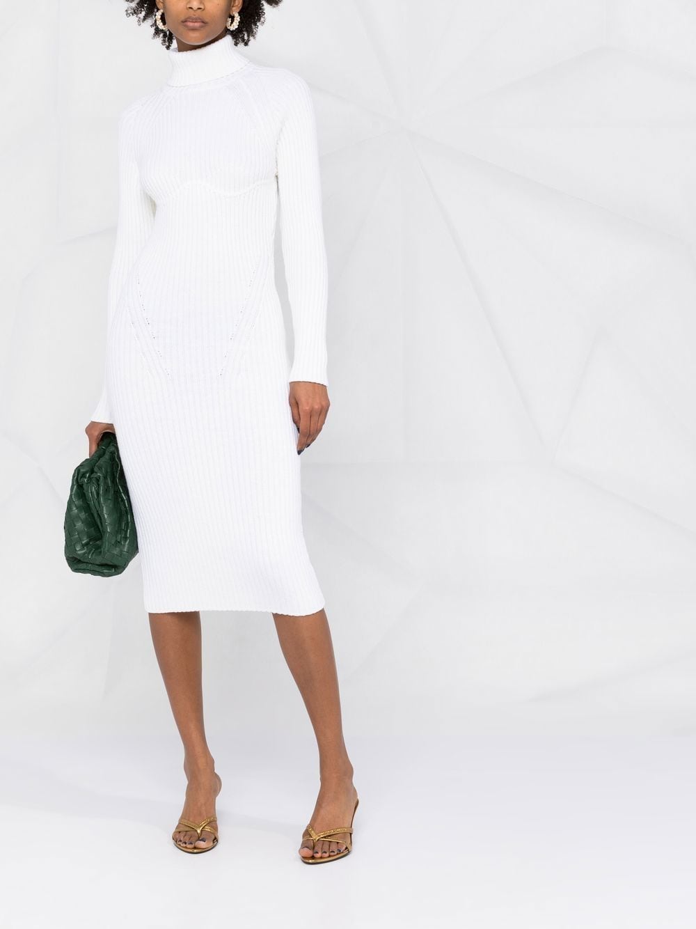 TOM FORD Ribbed Roll-Neck Dress