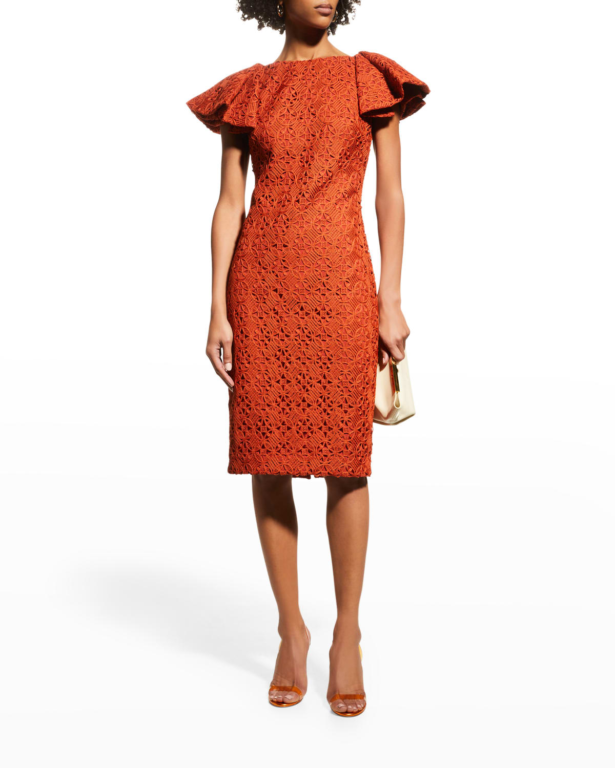 chinese dress ladies Aspen Midi Dress - Rust Satin Slip Dress