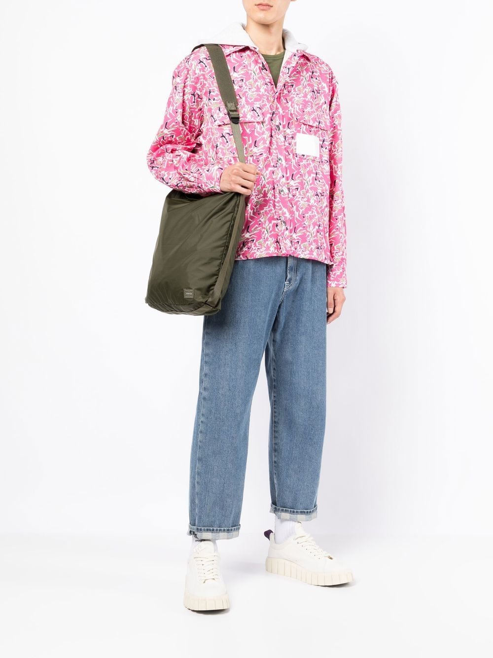 PORTER-YOSHIDA & CO Logo-Patch Shoulder Bag