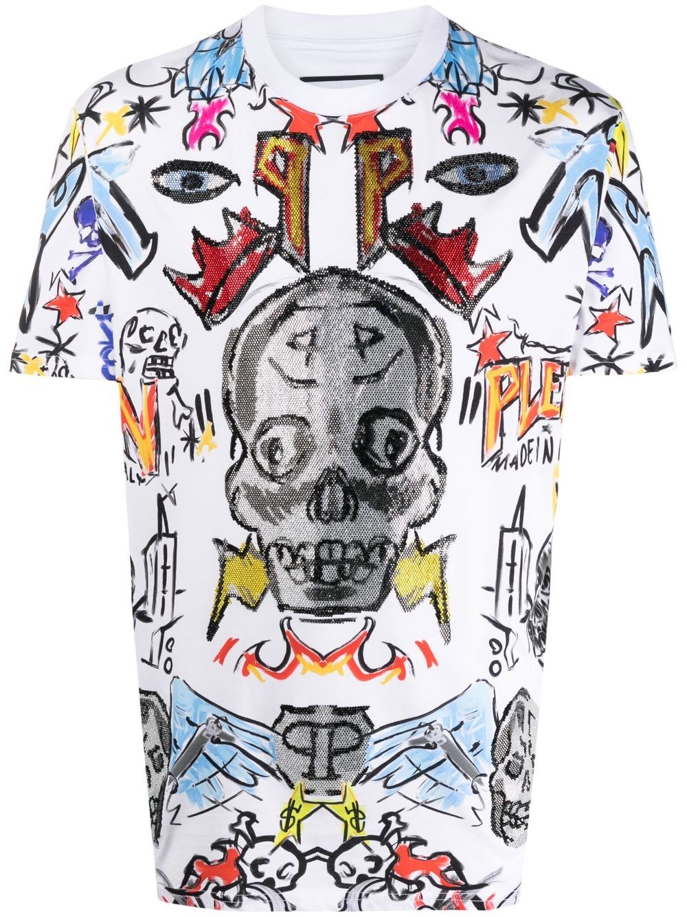 PHILIPP PLEIN graphic-print short-sleeved t-shirt