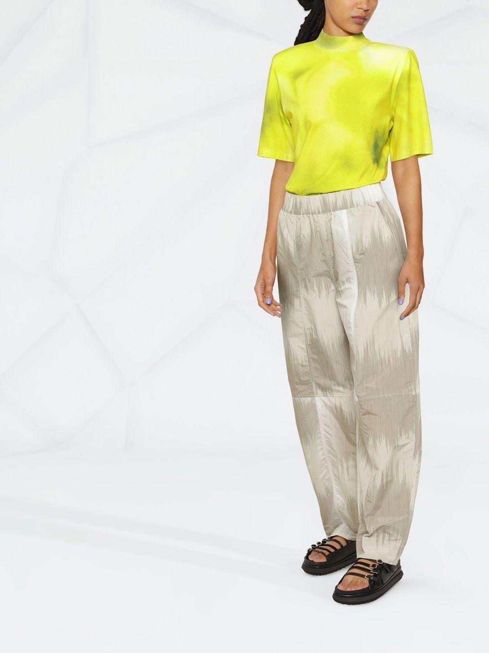 GANNI GANNI Curved Shell Trousers