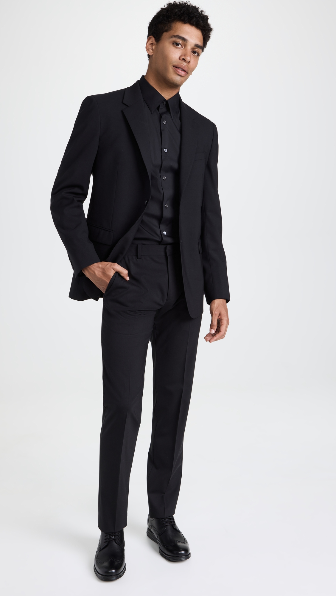 THEORY sylvain good cotton shirt