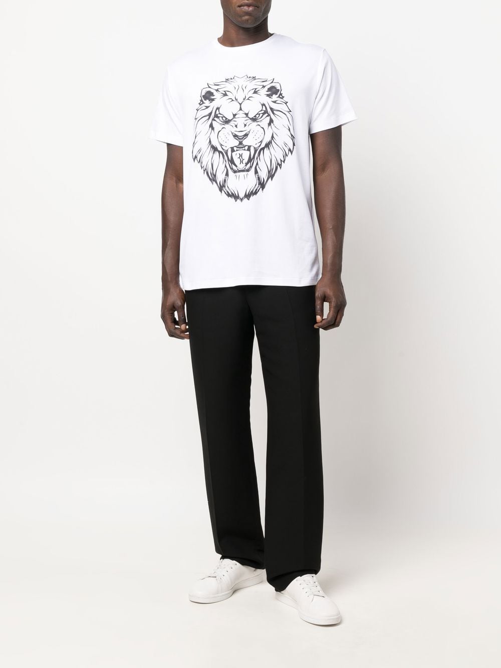 BILLIONAIRE lion-print short-sleeved t-shirt