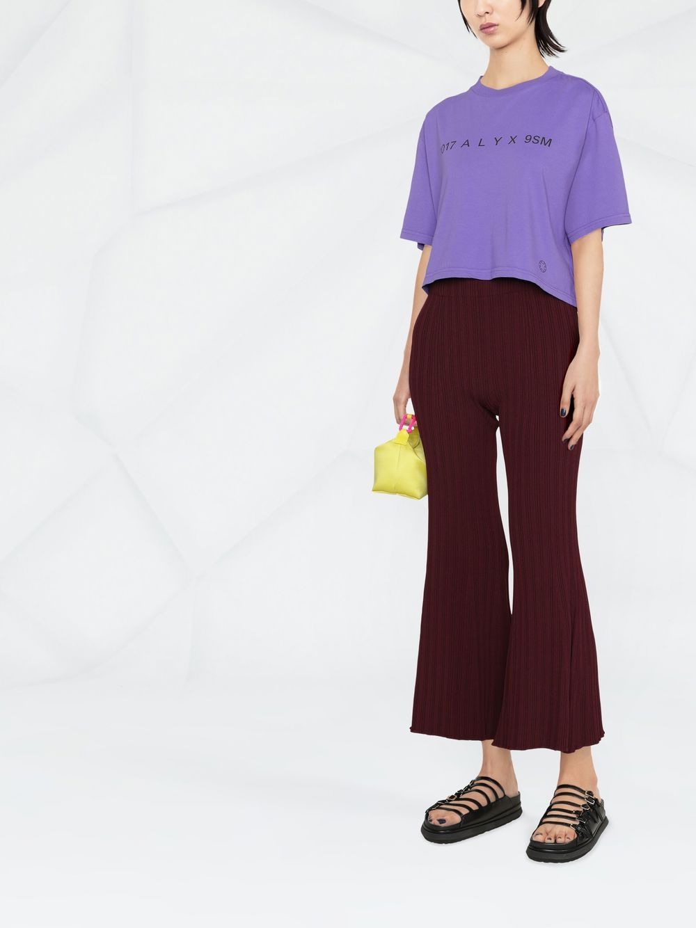 1017 ALYX 9SM 1017 ALYX 9SM logo-print cropped t-shirt