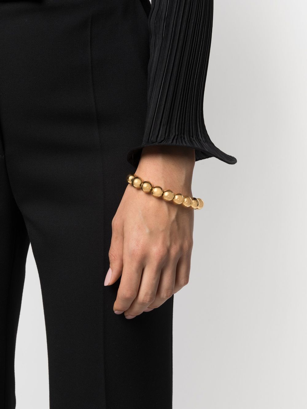 Jil Sander Sphere -Tone Bracelet In Gold - 23% Off | Editorialist