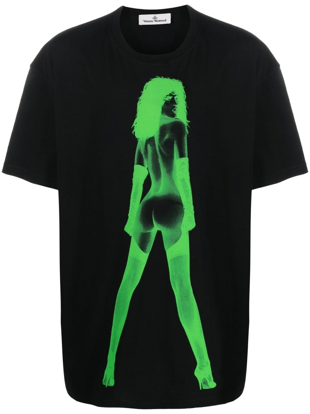 Vivienne Westwood Pin-Up Short-Seeve T-Shirt In Black - 46% Off