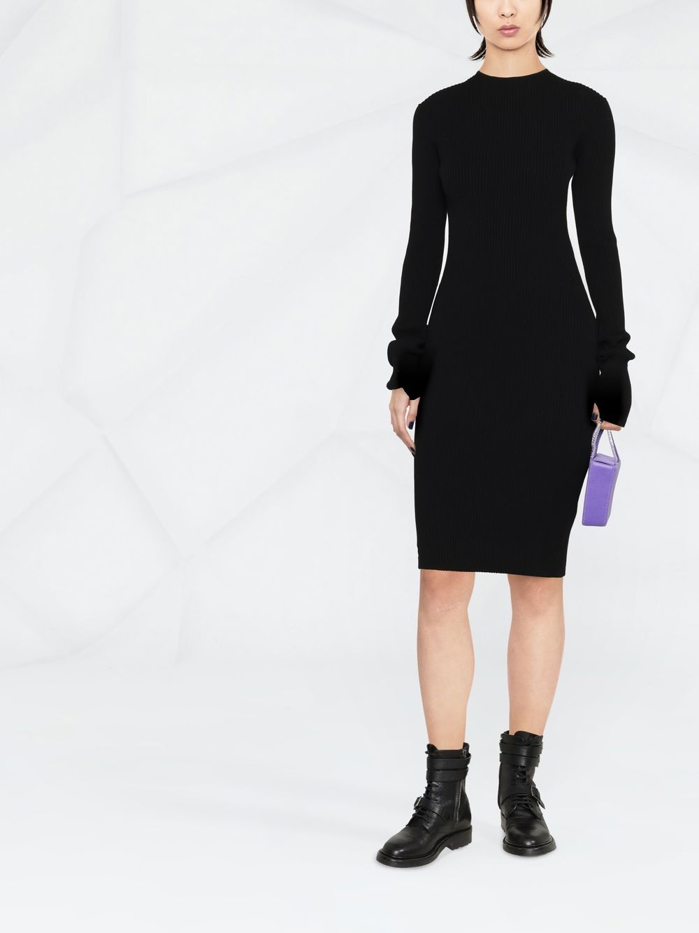 PHILIPP PLEIN Philipp Plein Lace-Up Detailed Midi Dress