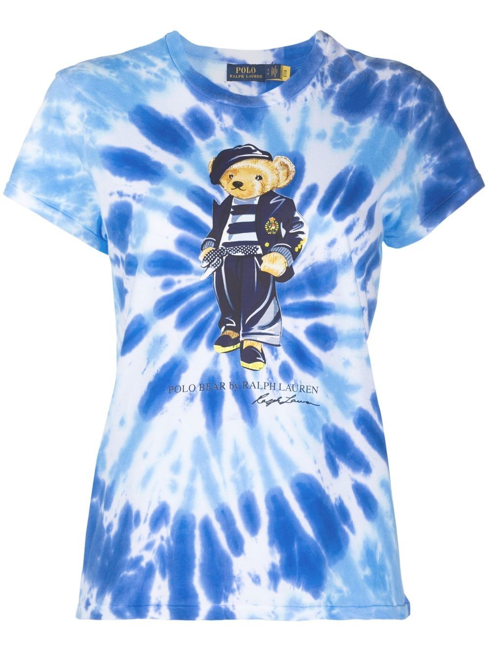 polo bear tie dye tee
