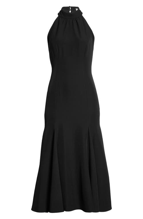 milly penelope halter dress Backless Midi In Navy - 51% Off Ebay