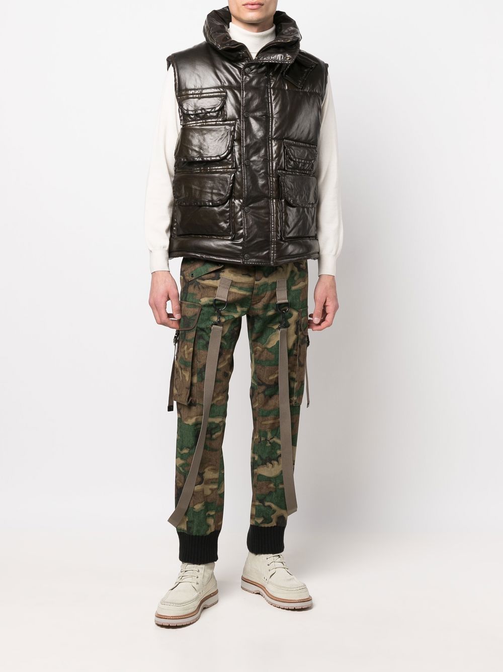 DSQUARED2 Multiple-Pocket Sleeveless Gilet