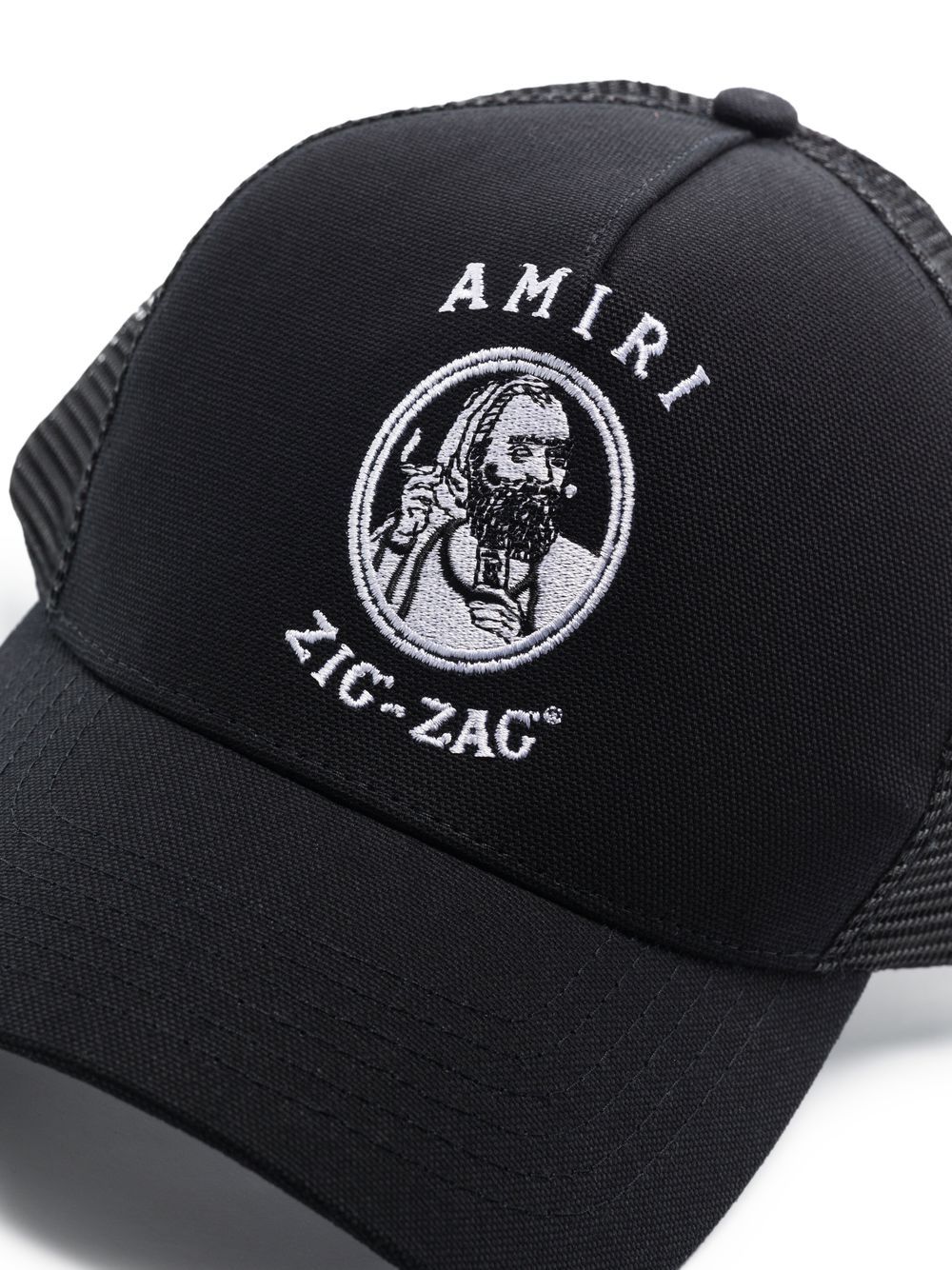 と*や様 AMIRI cap Amiri X Zig-Zag Trucker Hat - Black | Editorialist