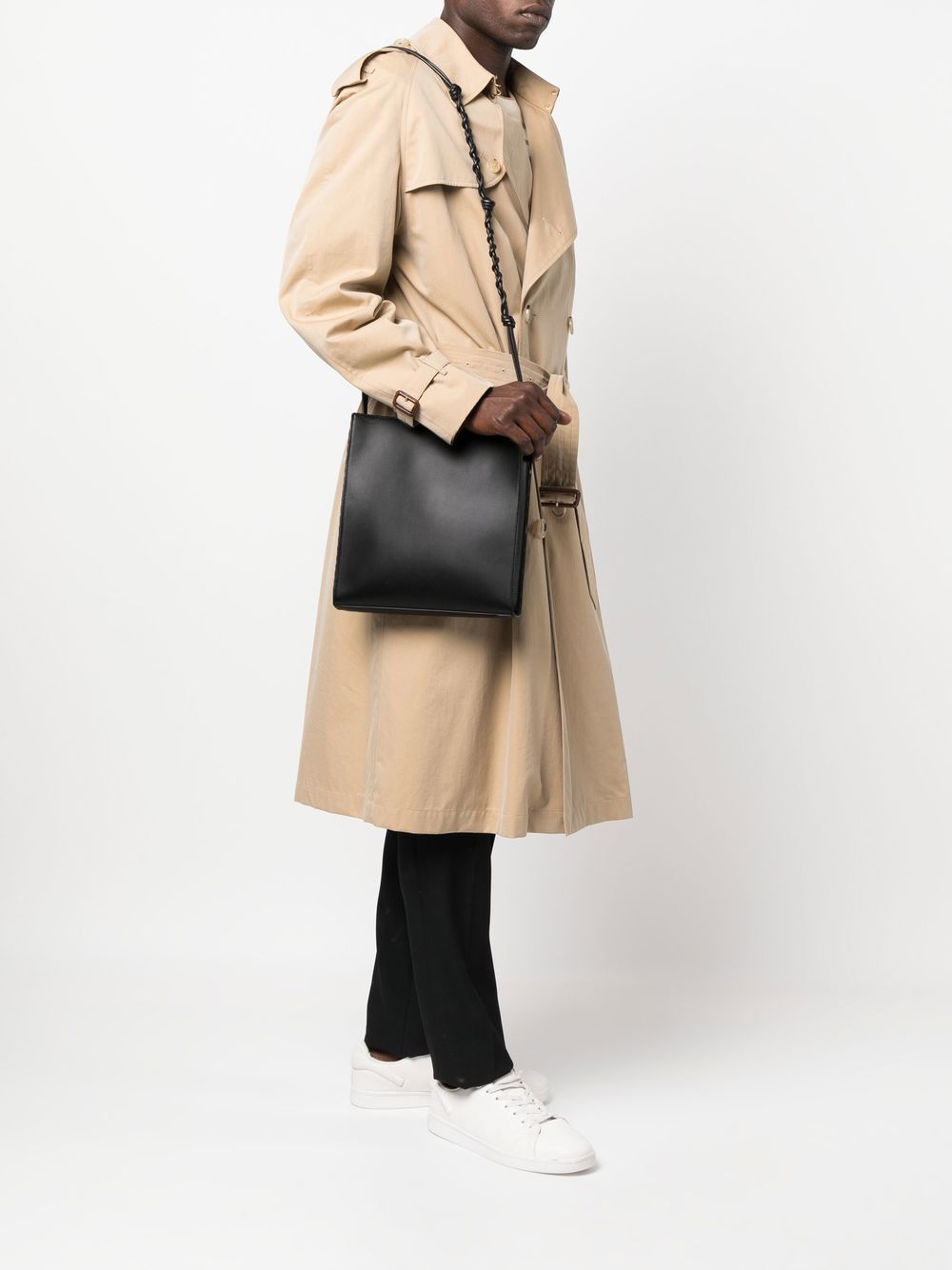 JIL SANDER Braided Strap-Detail Shoulder Bag