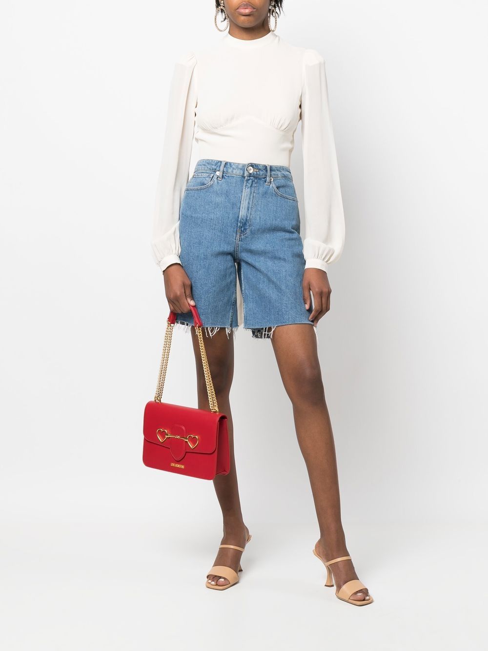 MOSCHINO Love Moschino Heart Motif Shoulder Bag