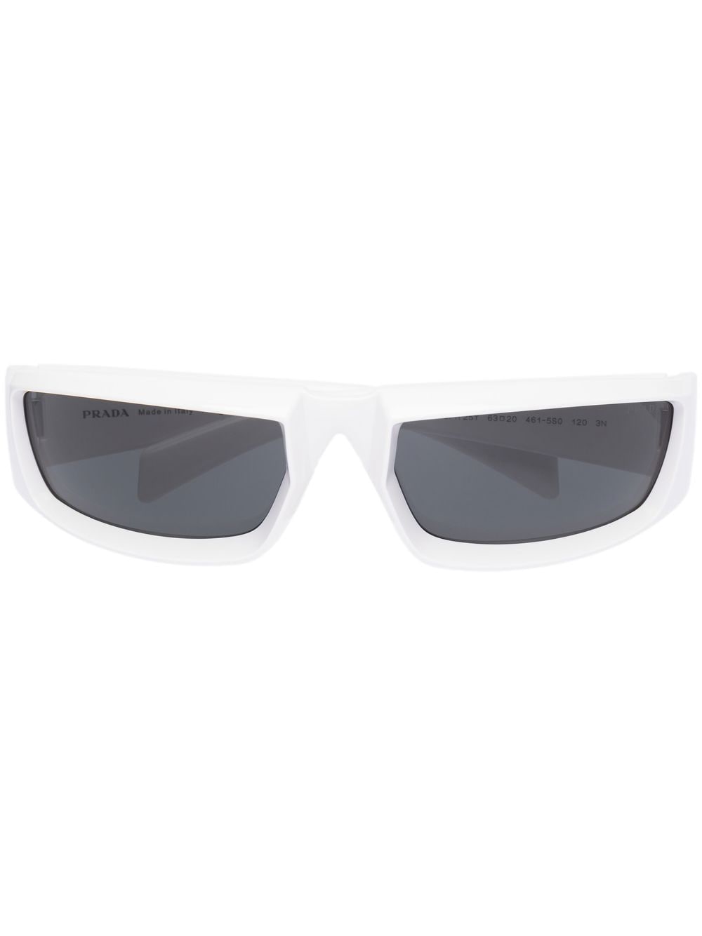 Prada Mens Sunglasses White Frame Prada Eyewear Cat-Eye Frame