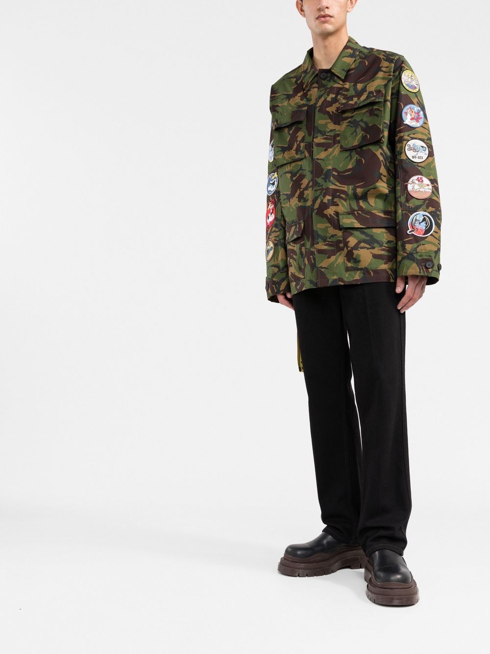 OFF-WHITE Off-White Camouflage Field Jacket