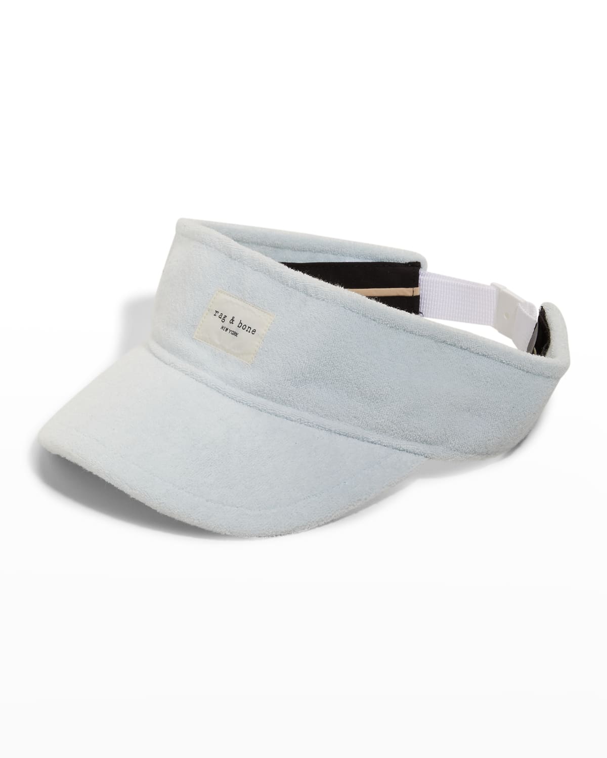 Rag & Bone Addison Logo Recycled Visor - Black | Editorialist