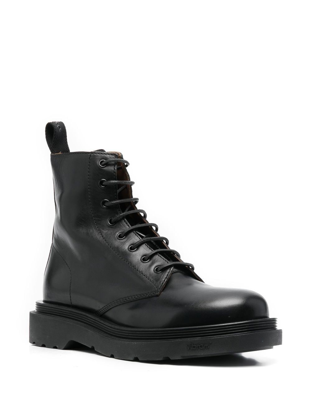 Buttero® Chunky Lace-Up Boots - Black | Editorialist
