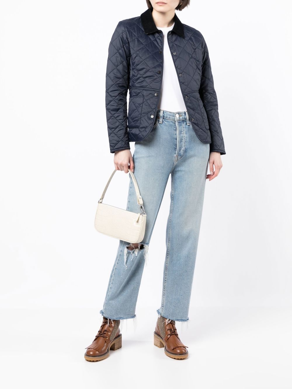 BARBOUR Barbour Quilted Corduroy Collar Jacket