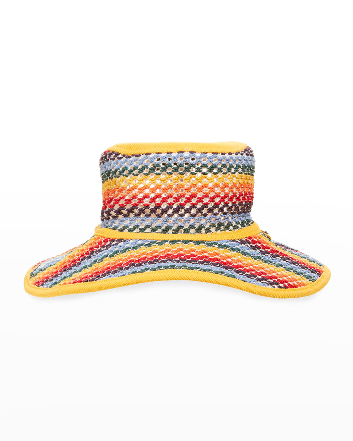 Rag & Bone Cruise Summer Net Bucket Hat - Ylwbrwnnt 