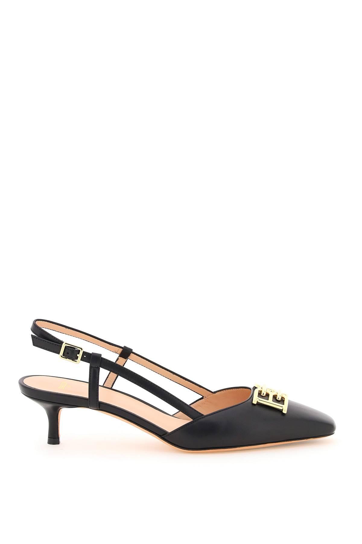 Buy Bally Eva Slingback Pumps - Black At 30% Off | Editorialist