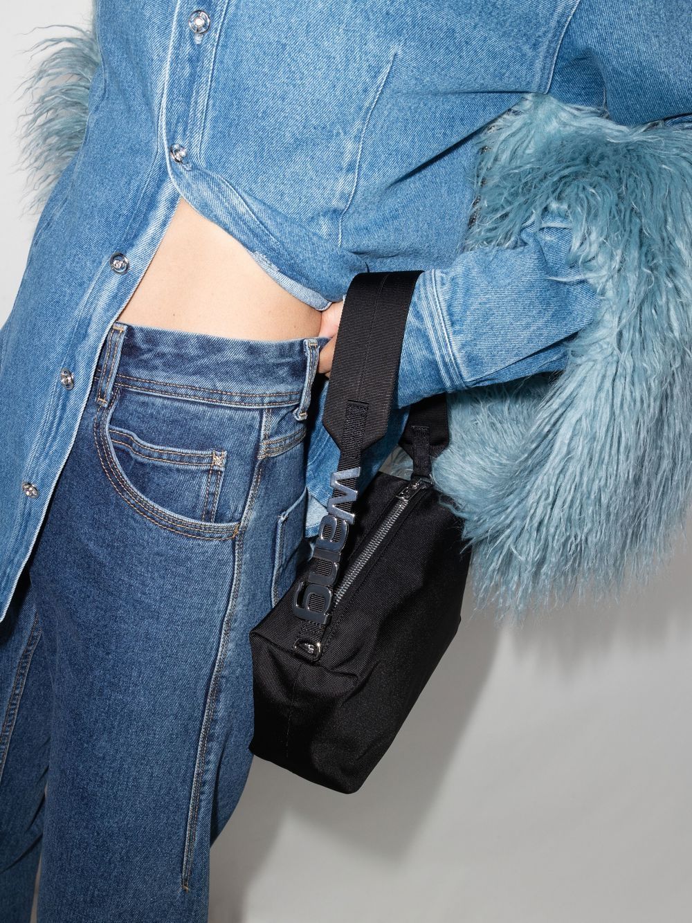 Alexander Wang Heiress Sport Shoulder Bag - Black | Editorialist