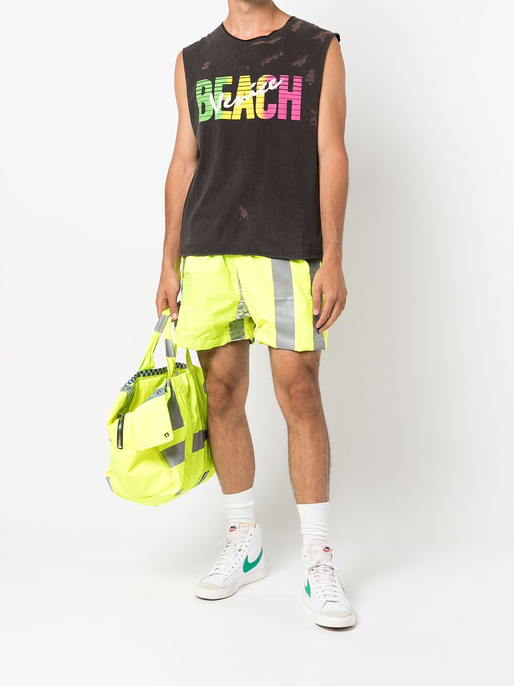 GALLERY DEPT. Toxic Zuma Shorts - Yellow | Editorialist