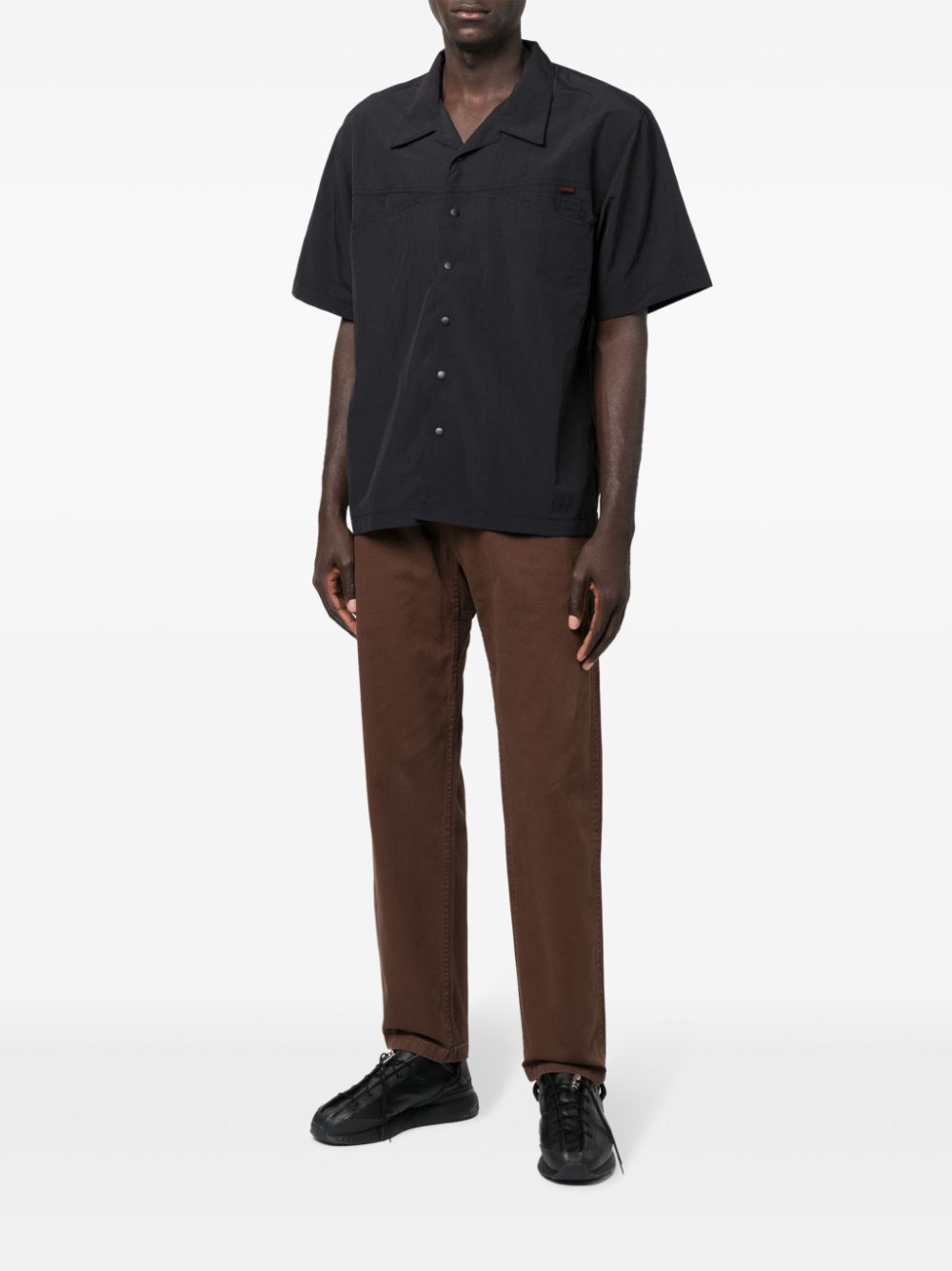 GRAMICCI Belted-Waist Straight-Leg Trousers