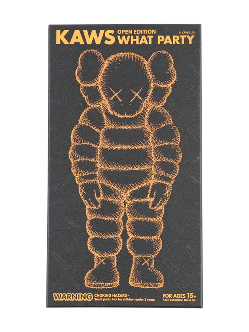Kaws What Party Figure - Black | Editorialist