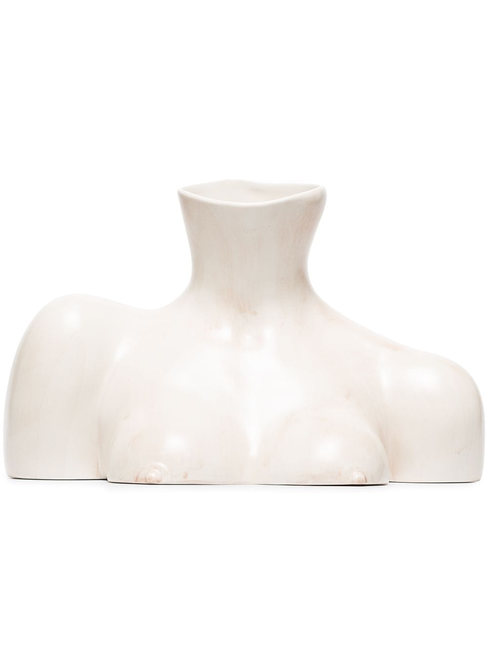Anissa Kermiche Breast Friend Ceramic Vase In Neutrals - 50% Off