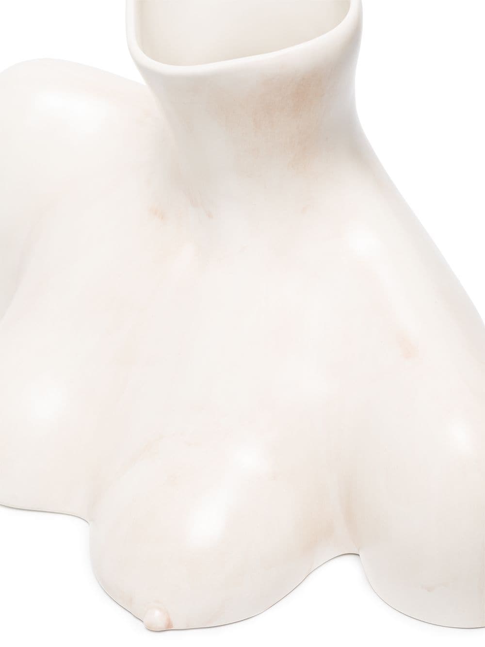 Anissa Kermiche Breast Friend Ceramic Vase In Neutrals - 50% Off