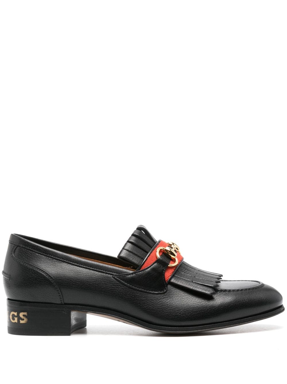 Gucci Palm Springs Horsebit Leather Loafers Black Editorialist