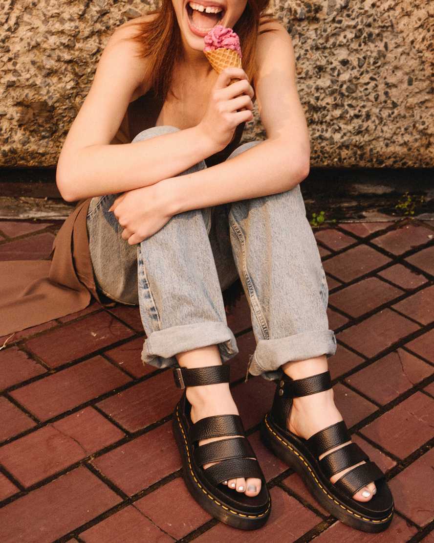 DR. MARTENS Dr. Martens Clarissa II Leather Platform Sandals