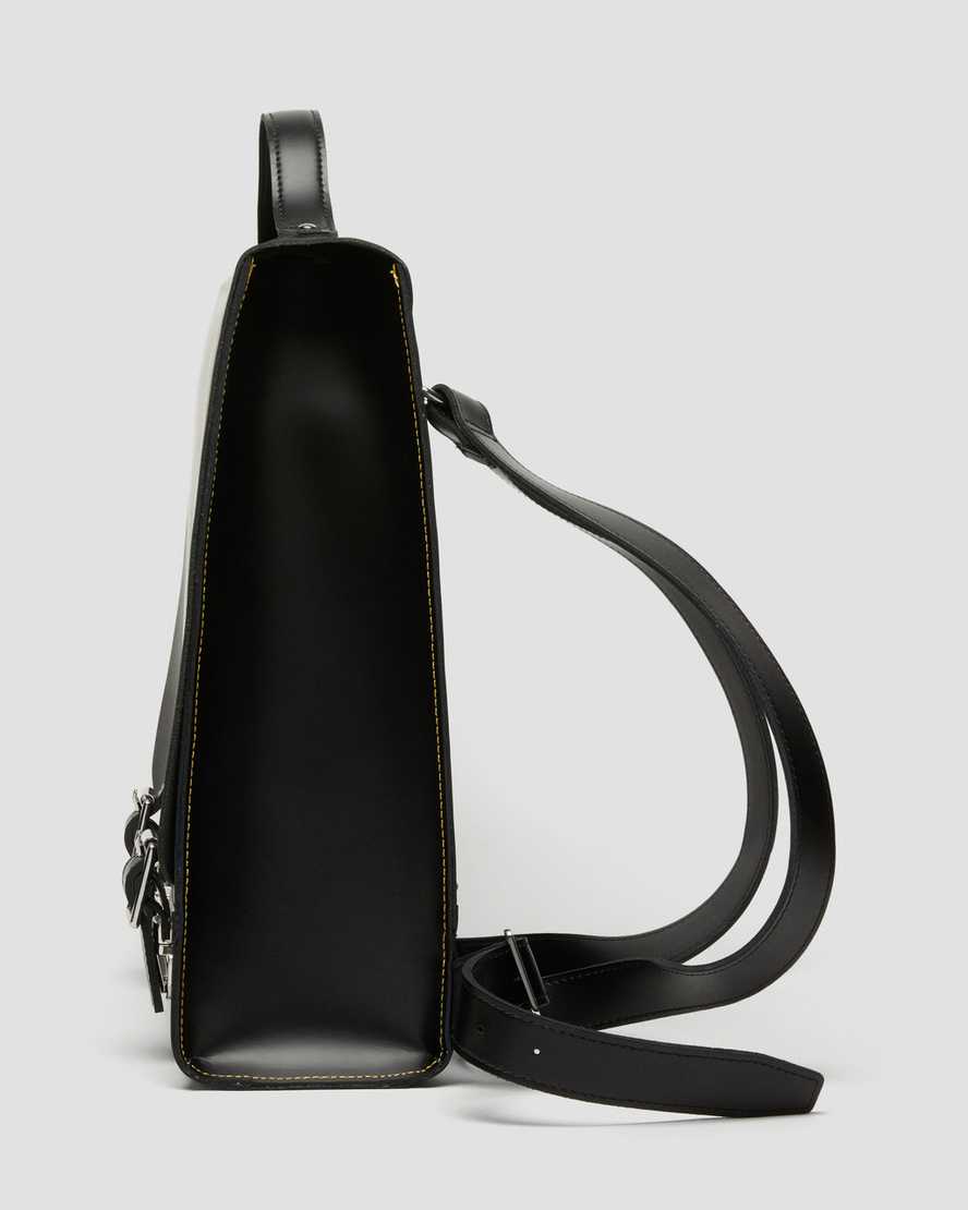 Dr. Martens Leather Box Backpack In Black - 25% Off